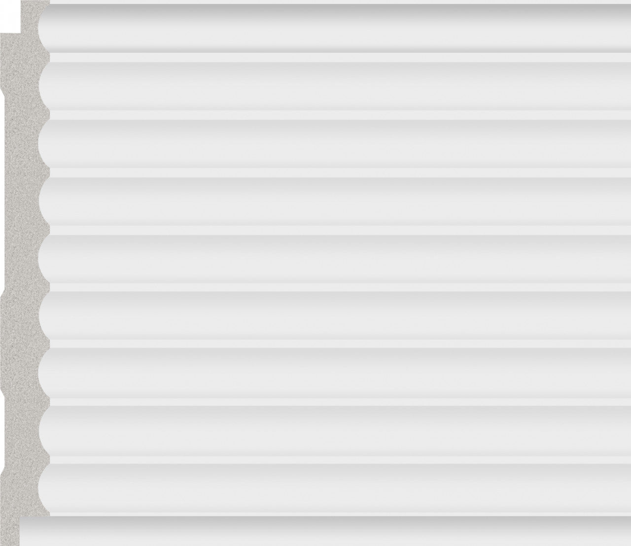 Panou decorativ 3D din polimer rigid, model Riflaj WP6 NEW- 13x1.2x270